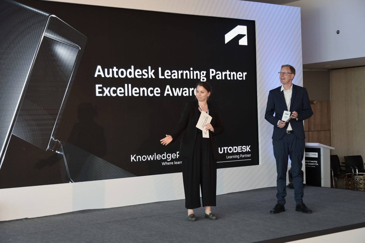 Annual awards presented to training partners at the Autodesk Learning ...