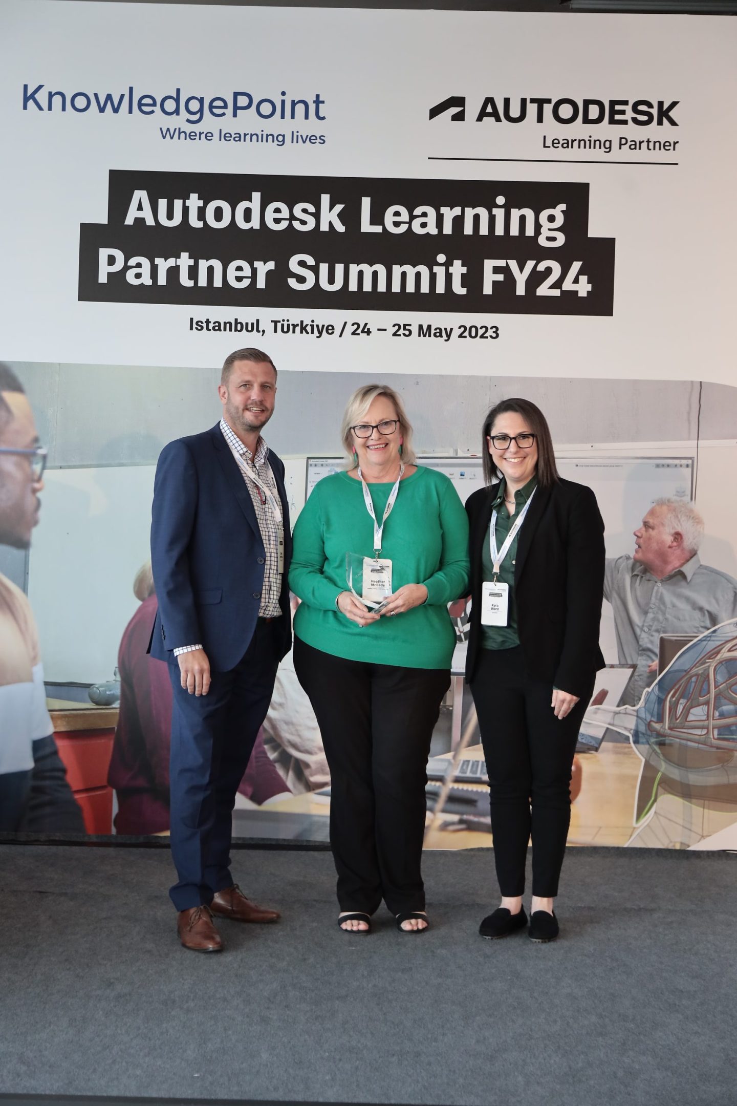 Annual awards presented to training partners at the Autodesk Learning ...