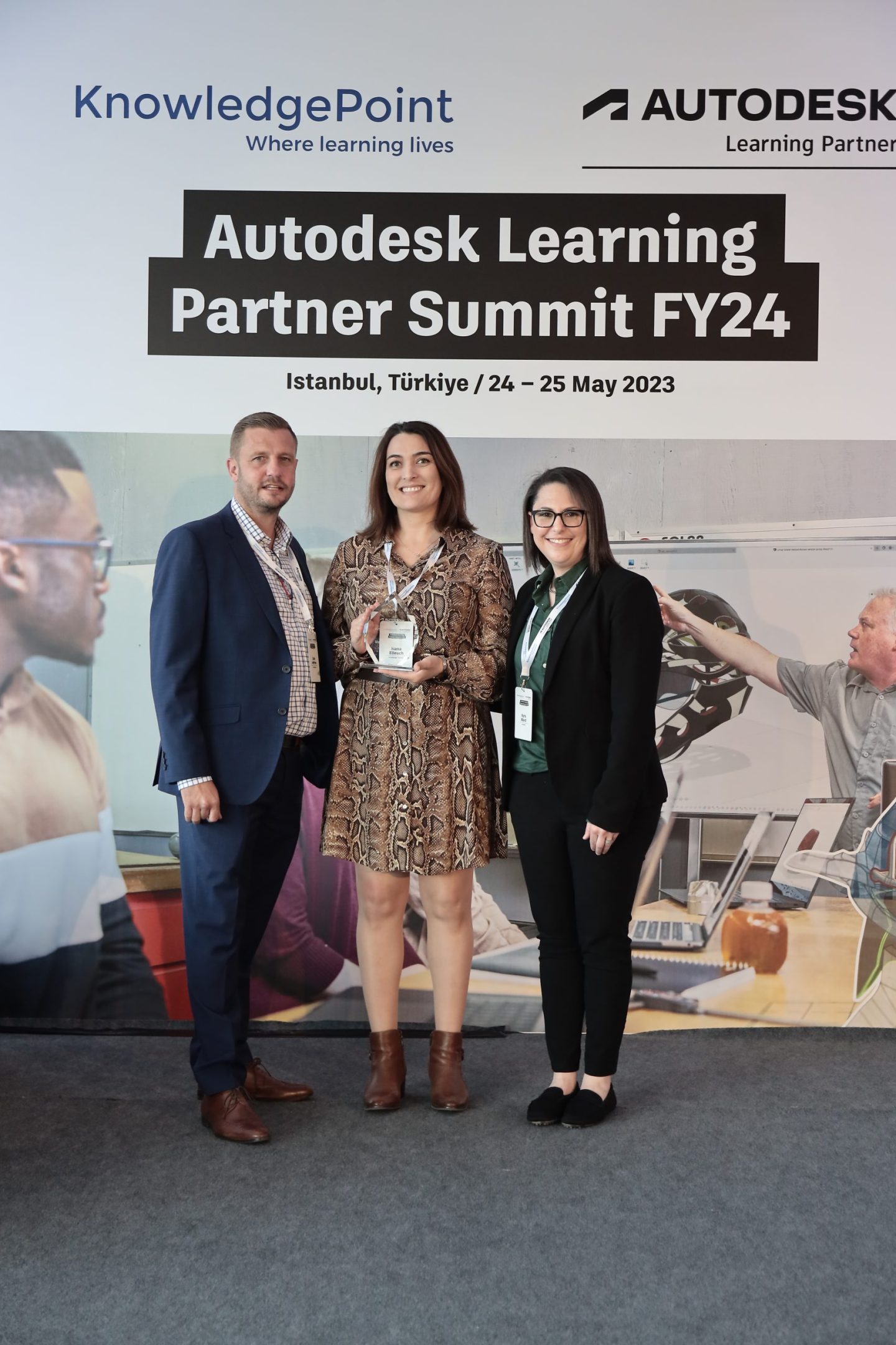 Annual awards presented to training partners at the Autodesk Learning ...